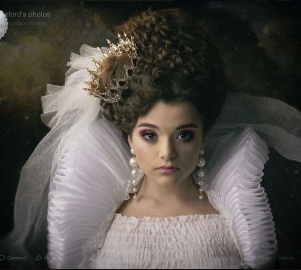 Queen Mary Pearl Neck Ruff, Elizabethan Ruff ┃ Starlinelingerie ...